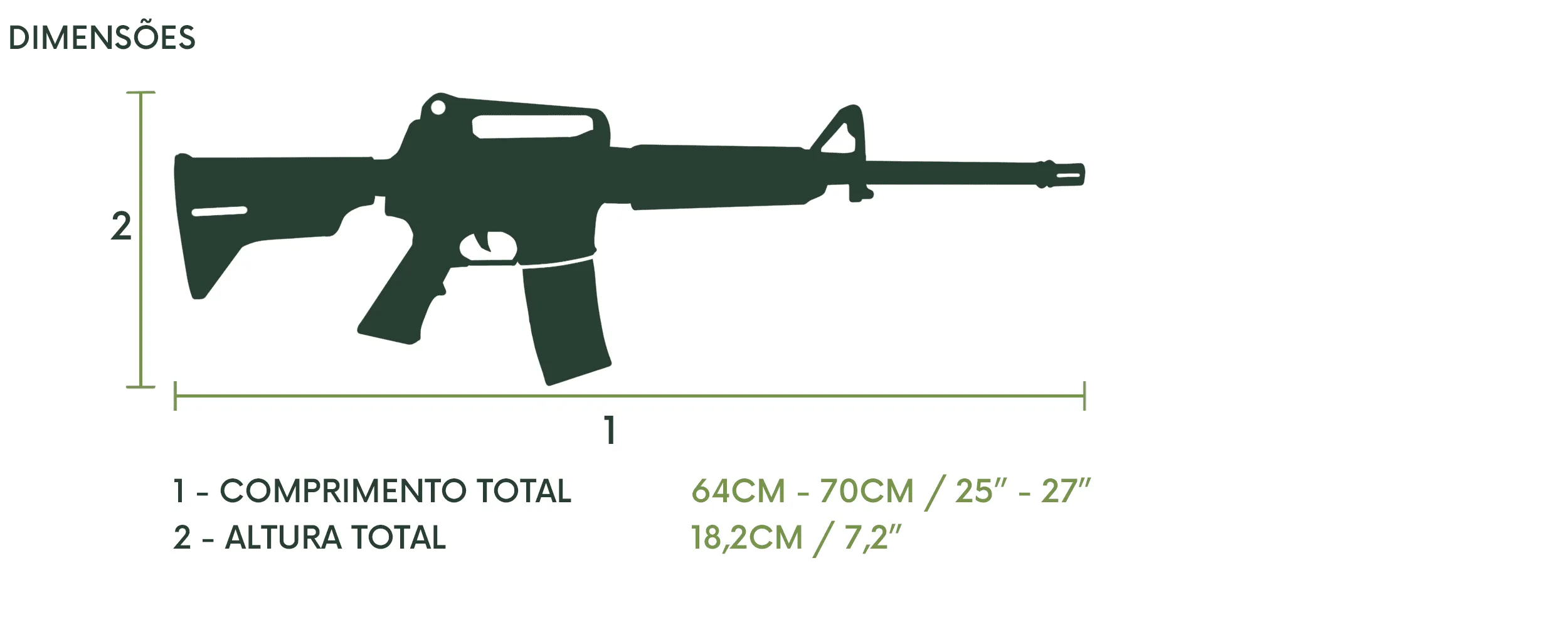 Rifle Ruger Ar-556 Pistol Calibre 5.56 Nato 30 Tiros | Nordens